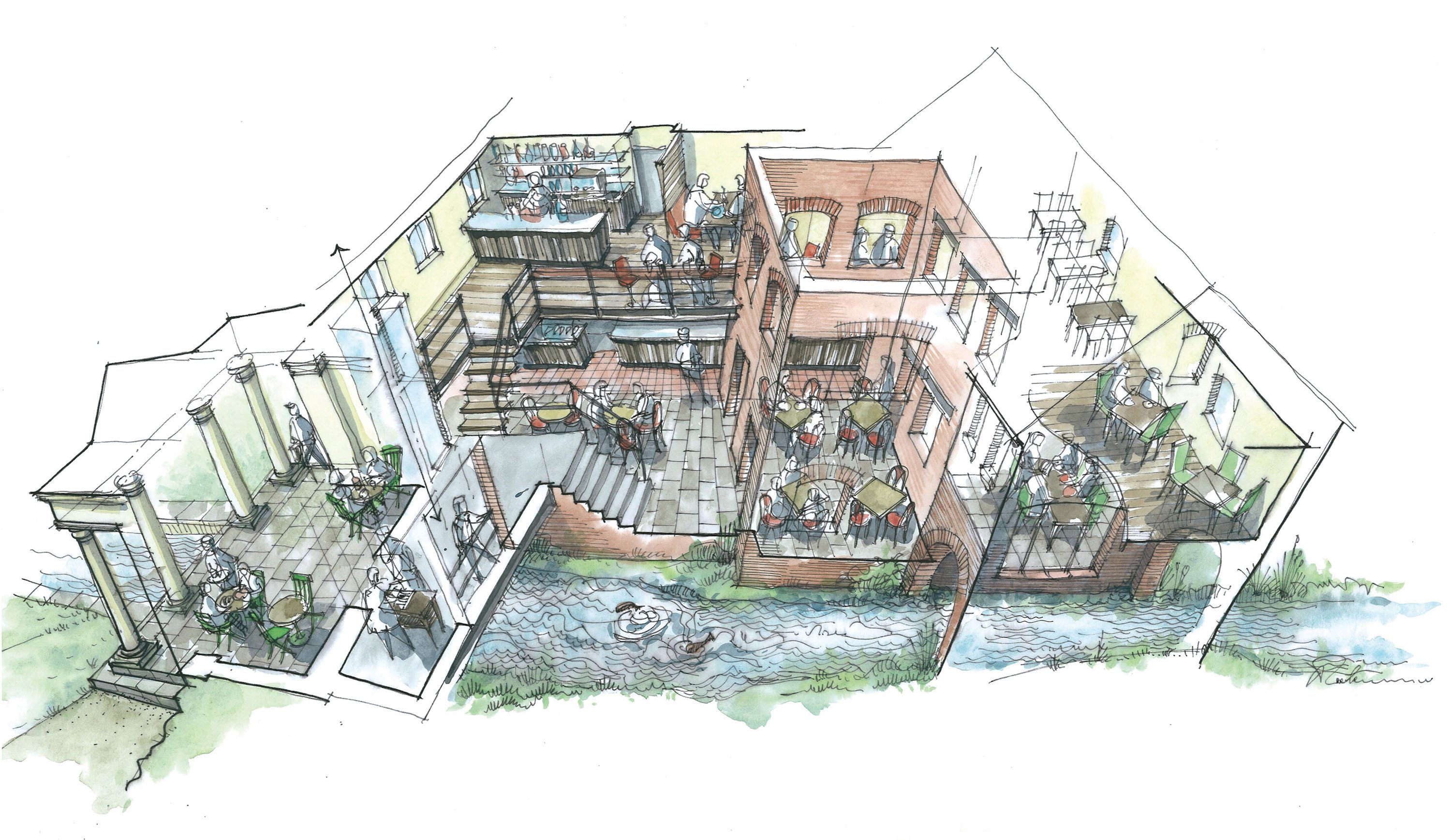 Exploded Visuals - Mackenzie Wheeler Architects & Designers London
